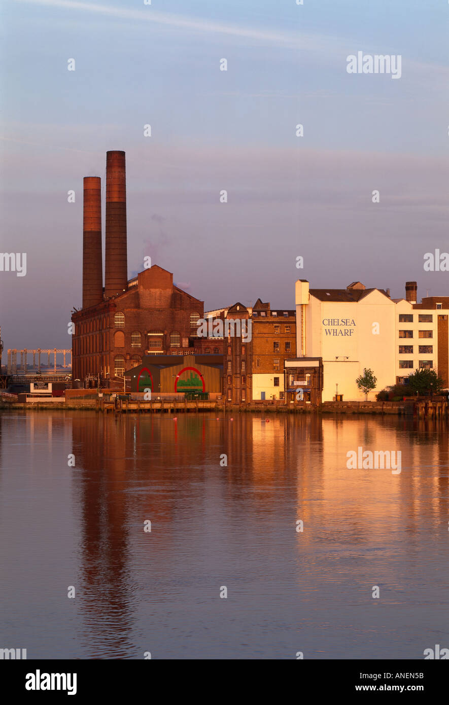 Lots Road Power Station, Chelsea Wharf, London Stock Photo - Alamy