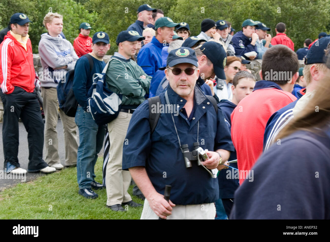 large crowd at golf tournament. Adare, Ireland Stock Photo - Alamy