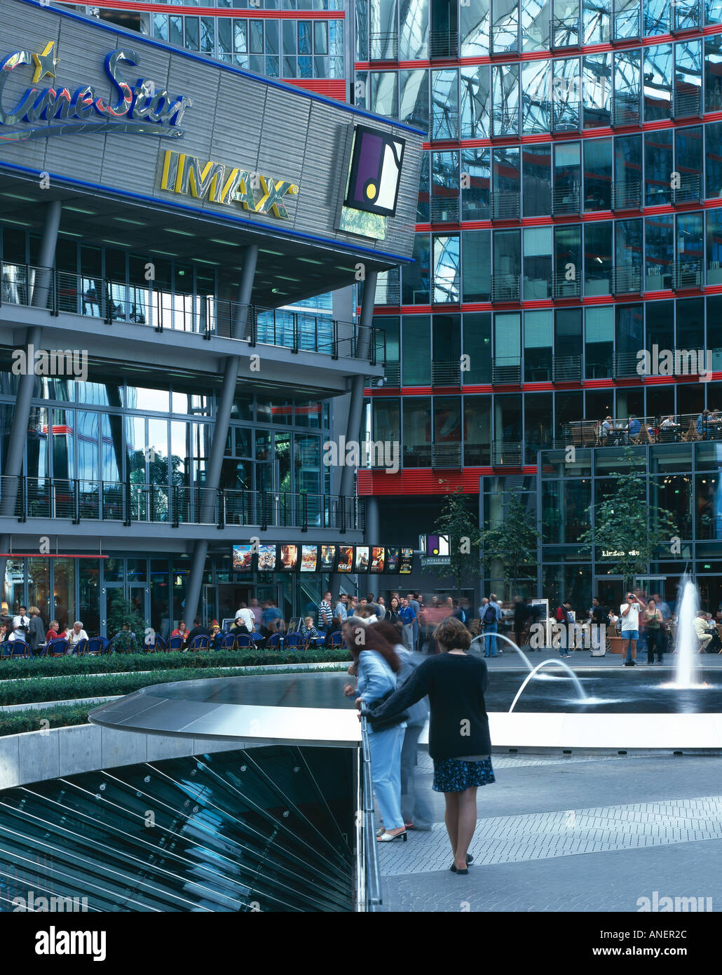 Sony Center, Berlin, 1993 - 2000. Interior Plaza. Architect: Murphy ...