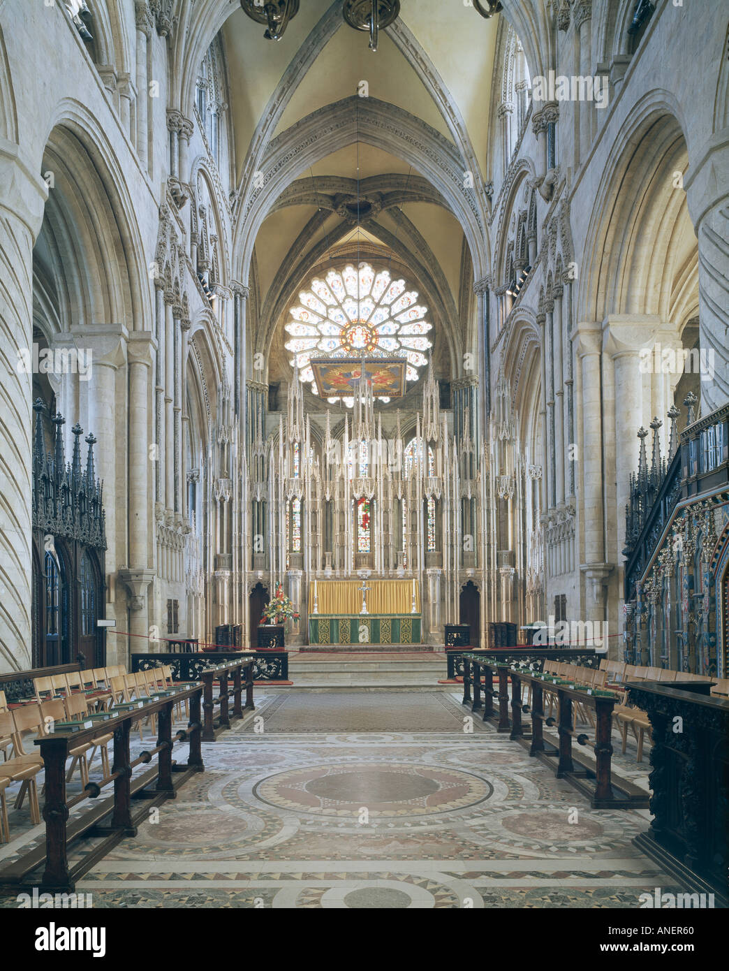 Durham cathedral nave hi-res stock photography and images - Alamy