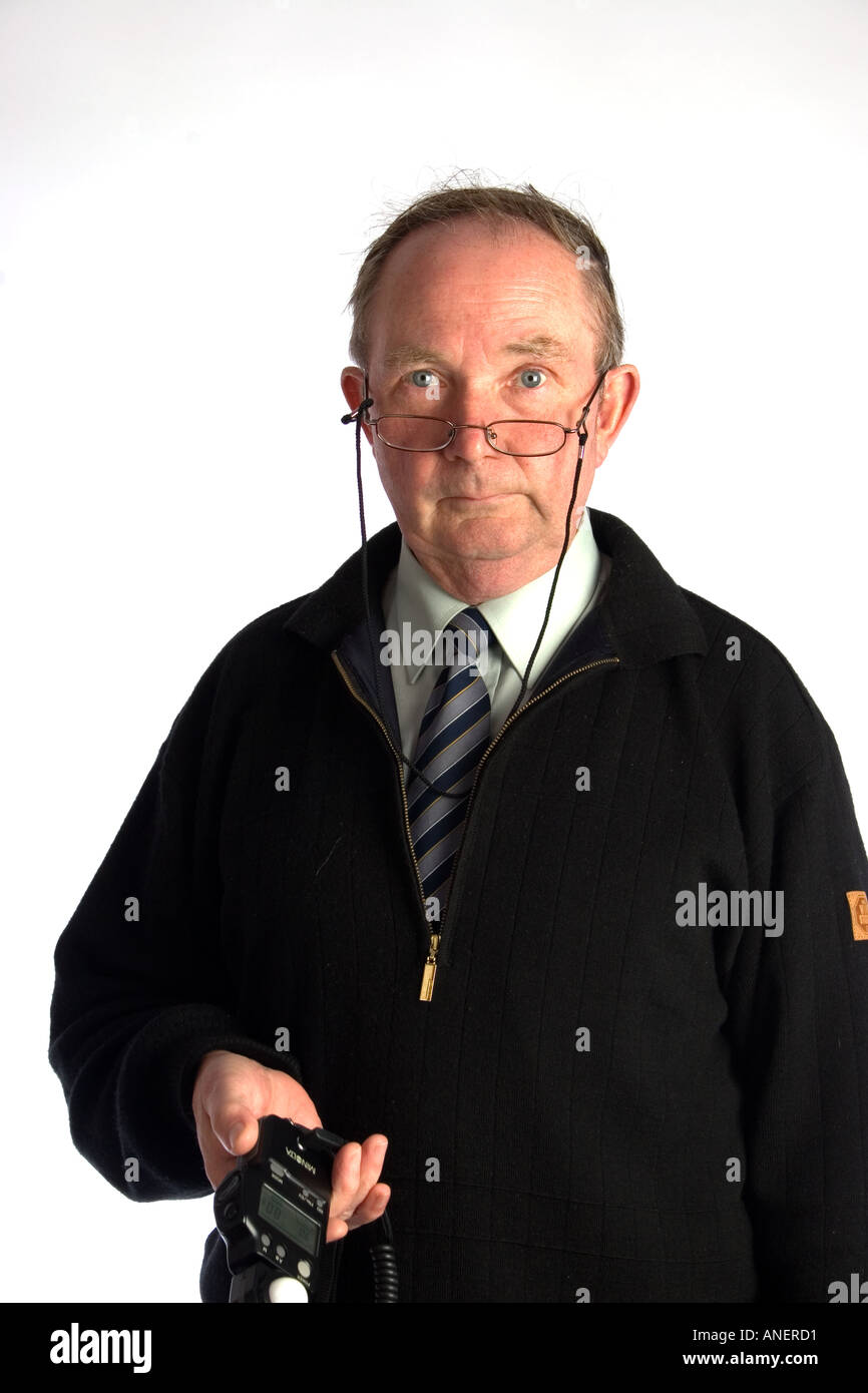 Older man in studio Stock Photo - Alamy
