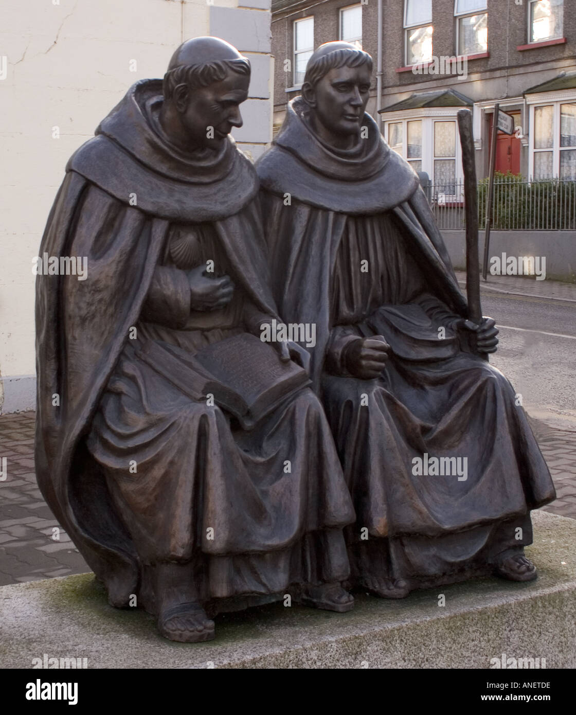 Statue of Pilgrims, Mullingar, Ireland Stock Photo - Alamy