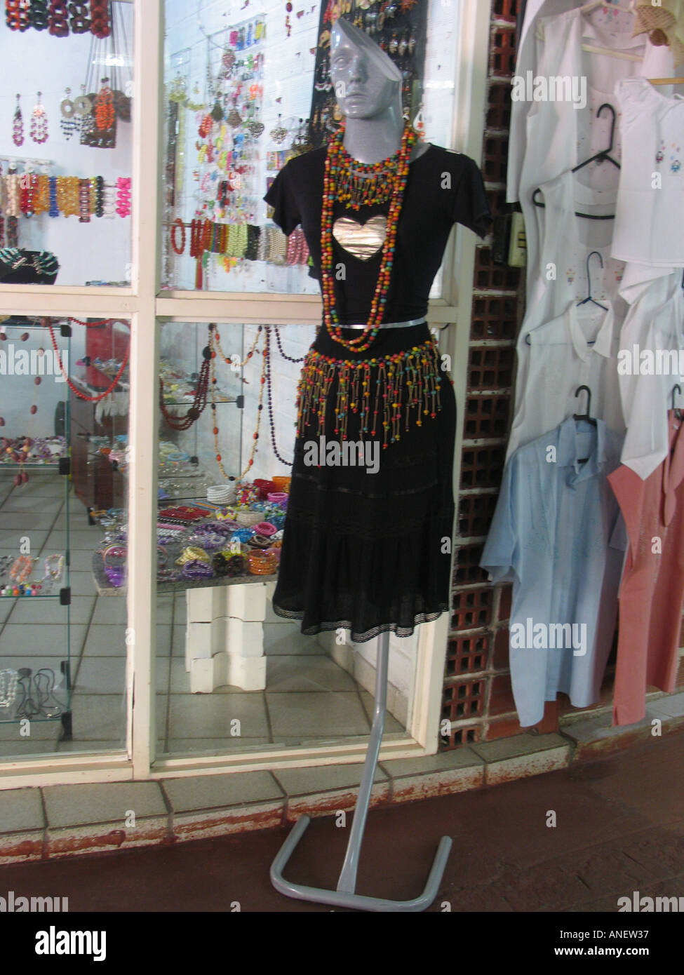 Black Dummy with the Heads Cut Joao Pessoa BR Stock Photo - Alamy