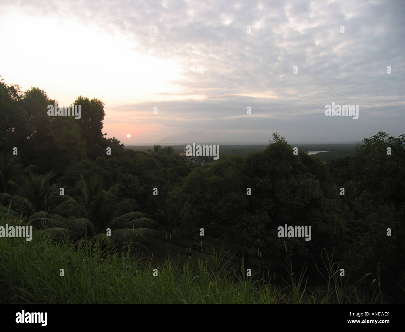 The Earliest Sunset of all the Americas Joao Pessoa BR Stock Photo - Alamy