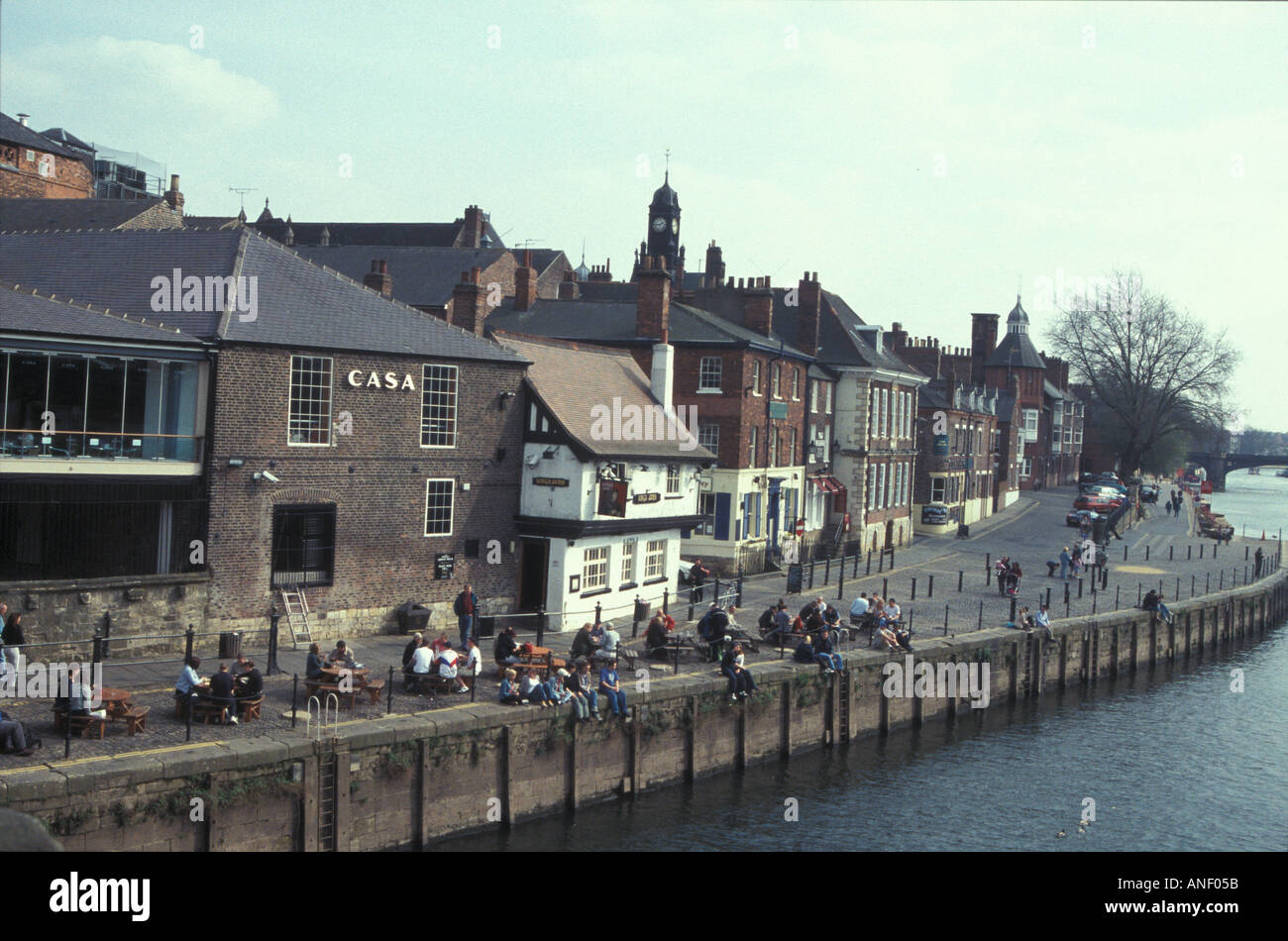 A View along the River York Stock Photo - Alamy