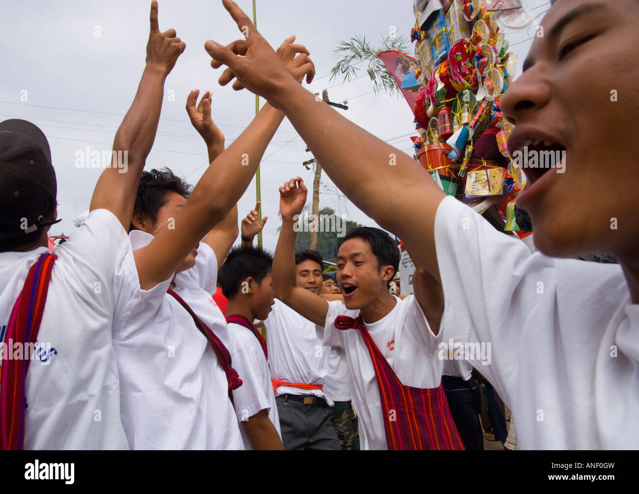 Myanmar Burma Southern Shan State Kalaw Yearly Festival Stock Photo - Alamy