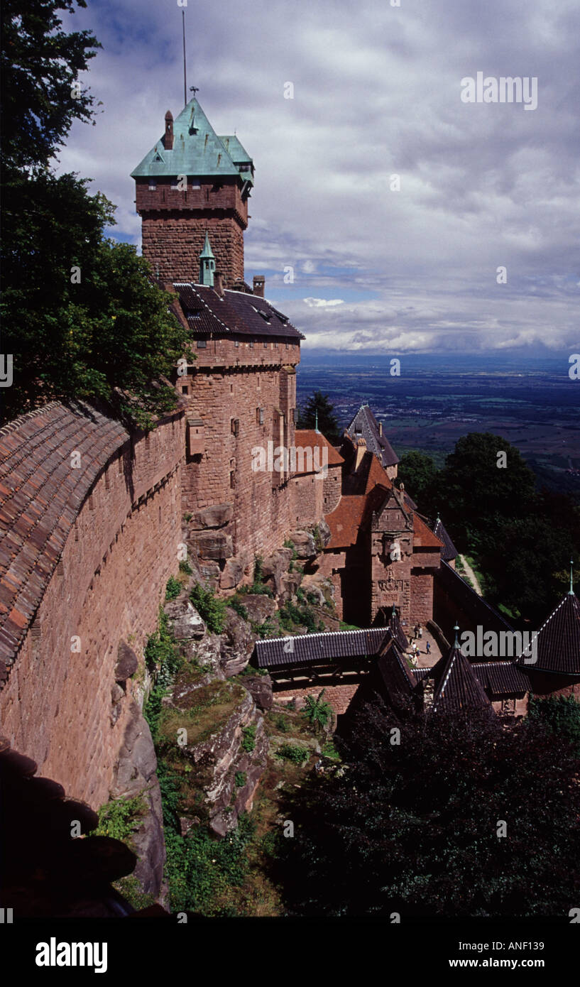Castle at Haut Koenigsbourg in Alsace France Stock Photo - Alamy