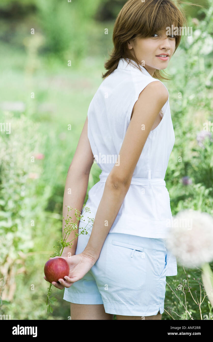 Hands Behind Back Holding Object High Resolution Stock Photography and ...