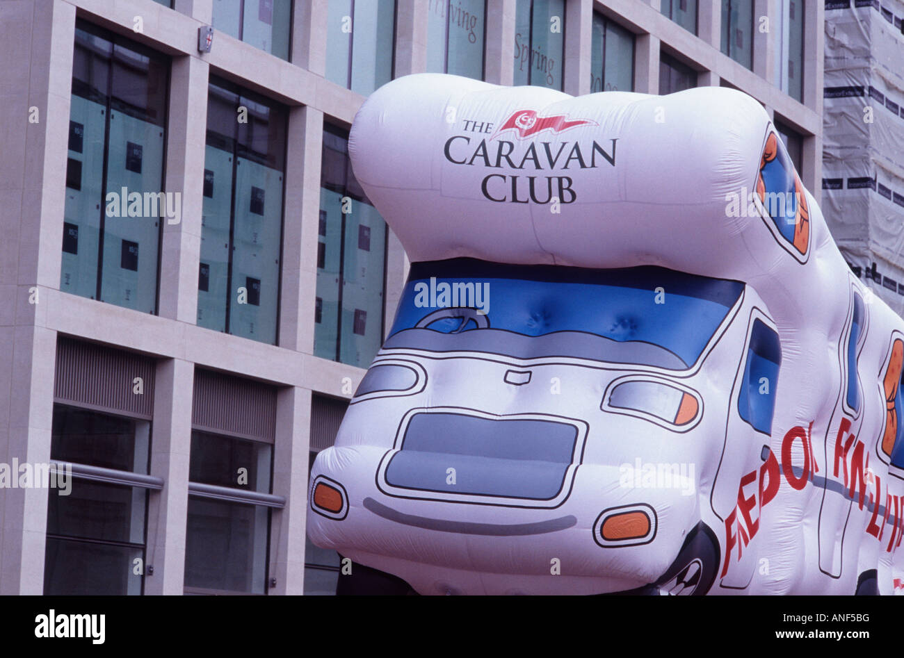 The Caravan Club float: Inflatible cab over coachbuilt campervan ...