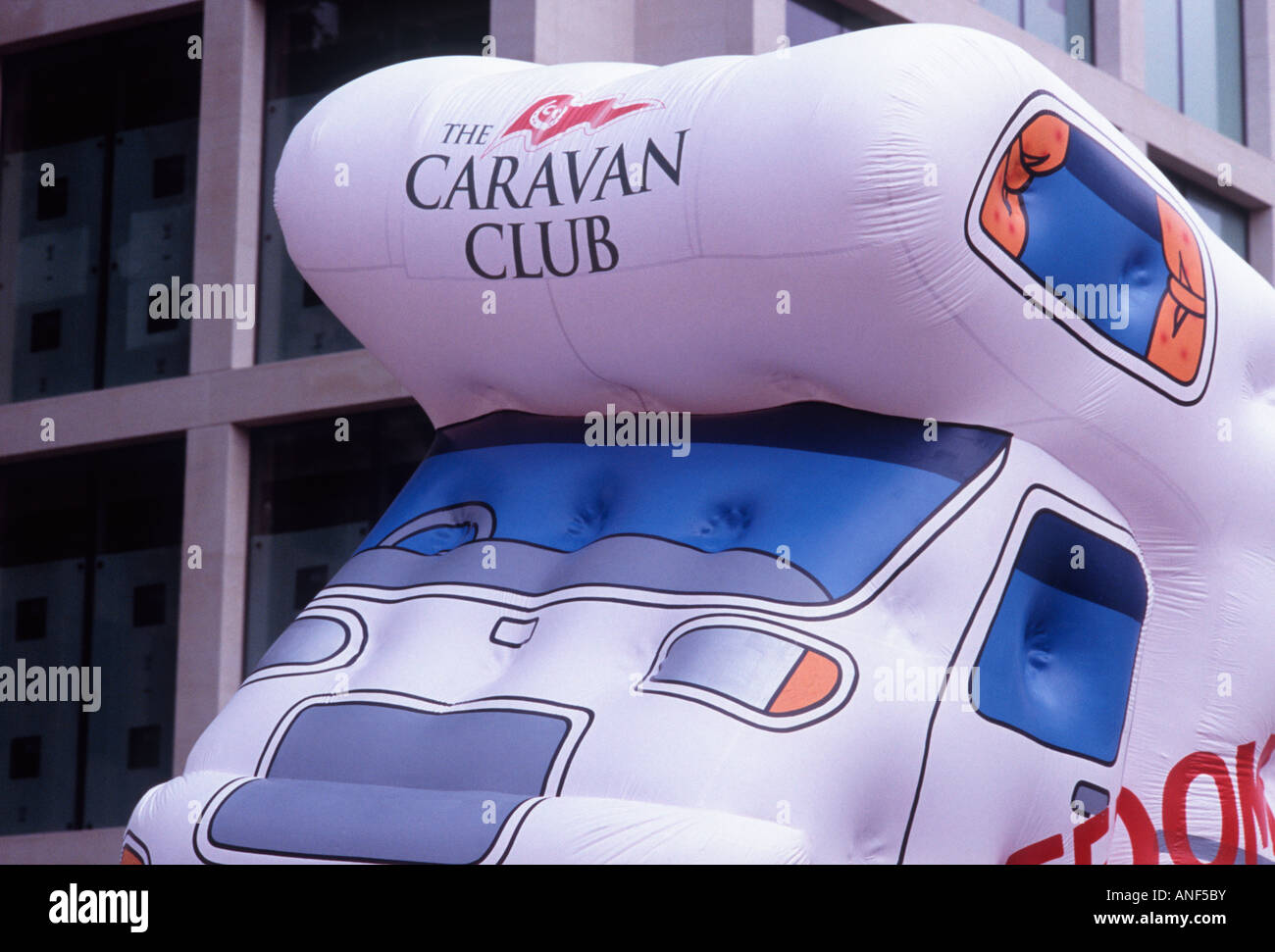 The Caravan Club float: Inflatible cab over coachbuilt campervan ...