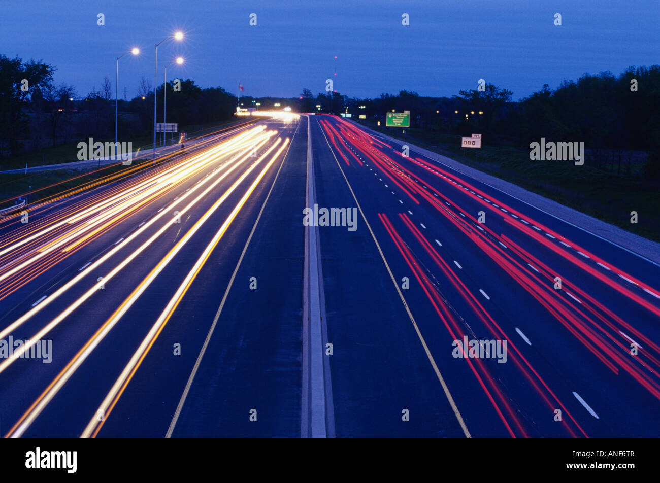 Highway 401 at night hi-res stock photography and images - Alamy