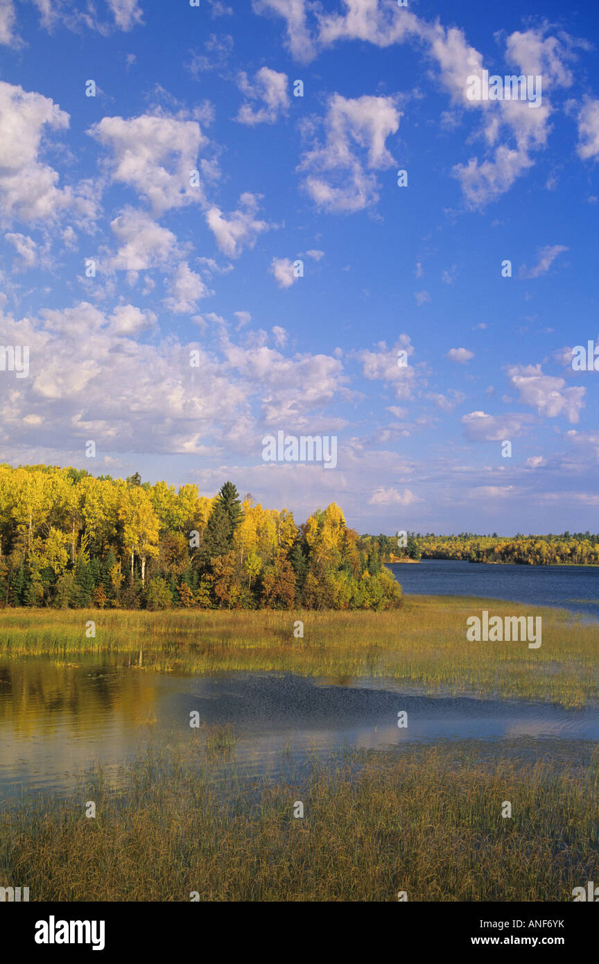 Lake of the Woods at Reed Narrows, Sioux Narrows, Ontario, Canada Stock ...