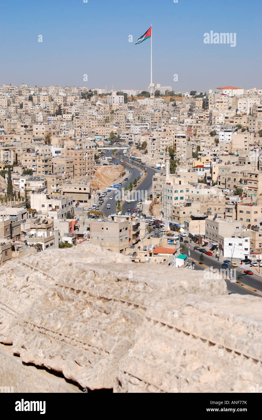 Jordan Amman citadel old town Stock Photo - Alamy