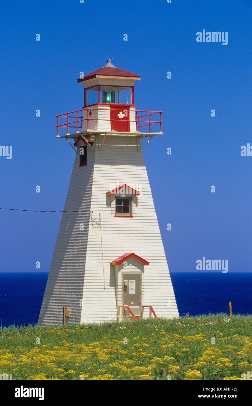 Lighthouse, Cape Tryon, Prince Edward Island, Canada Stock Photo - Alamy