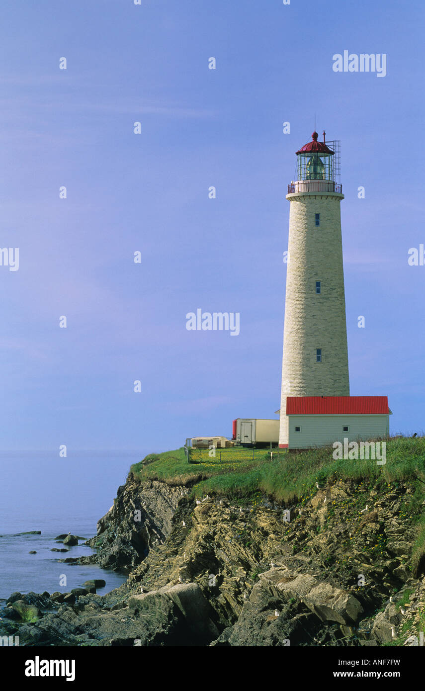 Canadas tallest Lighthouse Cap-des-Rosiers, Gaspe Peninsula, Quebec ...