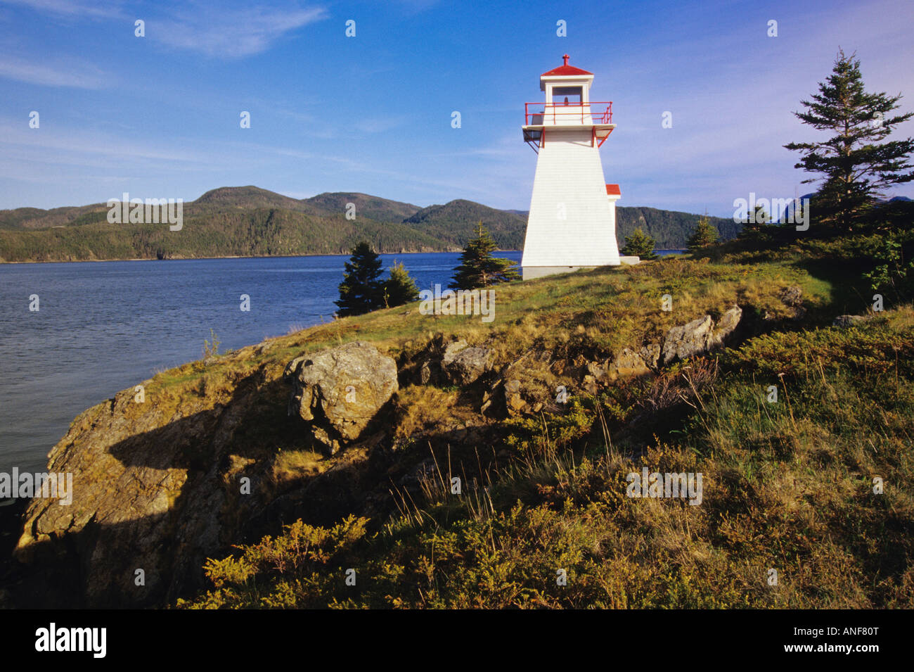 Lighthouse at Woody Point, Gros Morne National Park, Newfoundland ...