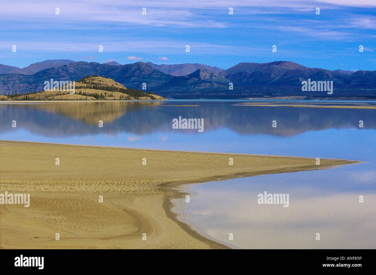 Kluane lake, Kluane National Park, Yukon, Canada Stock Photo - Alamy