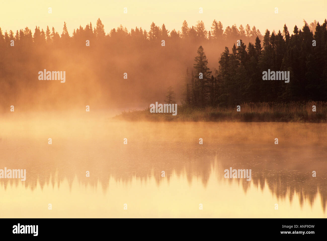 Whiteshell river in autumn, Whiteshell Provincial Park, Manitoba ...