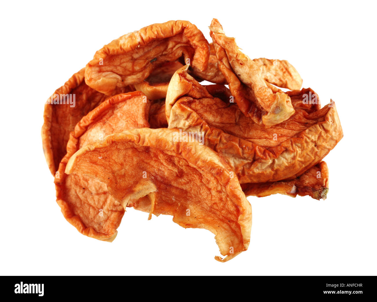 Dry apple fruit isolated on white background Stock Photo - Alamy