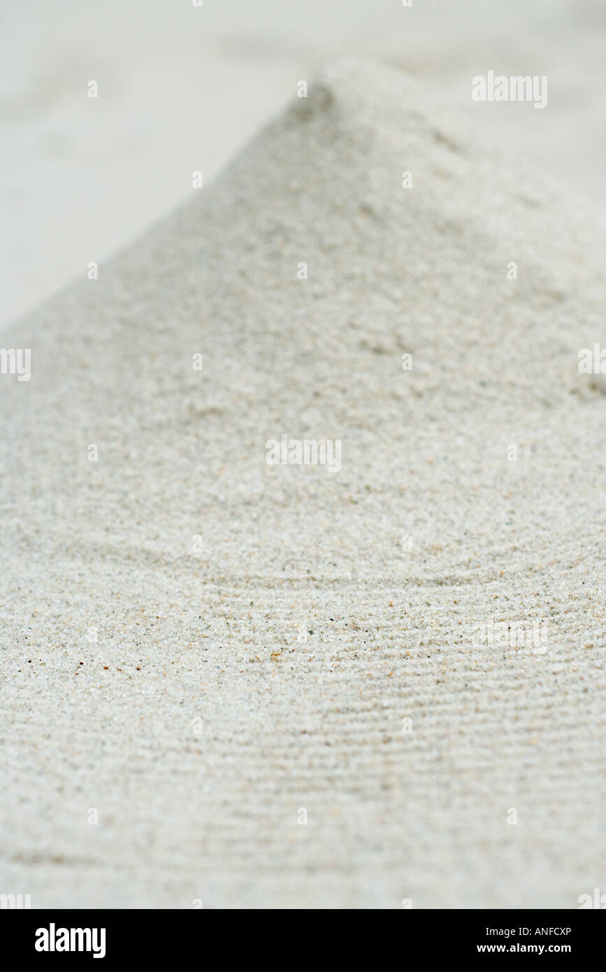 Mound of sand, extreme close-up Stock Photo - Alamy