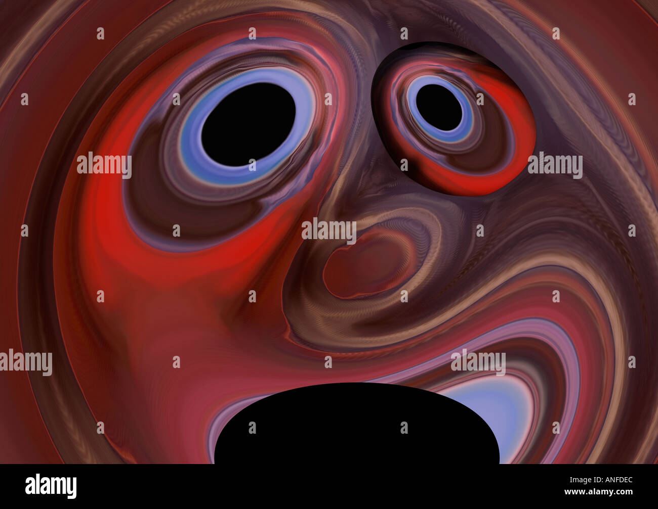 Fear painting hi-res stock photography and images - Alamy