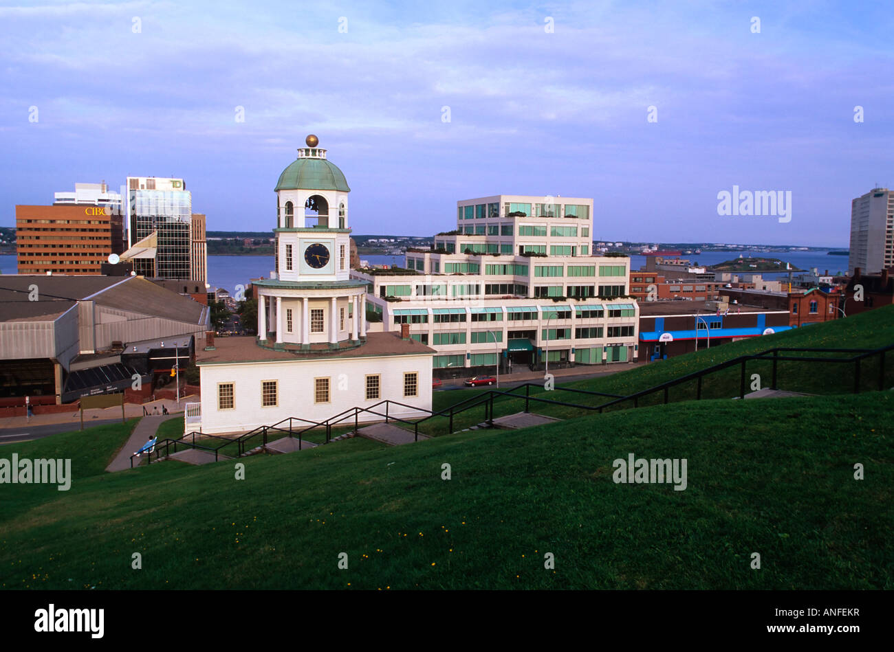 Clock Tower, Citadel Hill National Historic Site, Halifax, Nova Scotia ...