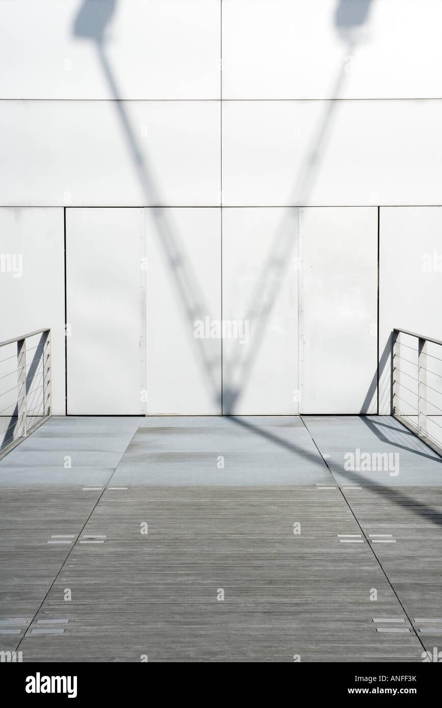 Shadow on wall and walkway Stock Photo - Alamy