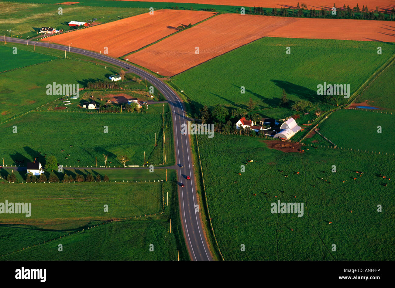 Aerial, Malpeque, Prince Edward Island, Canada Stock Photo - Alamy