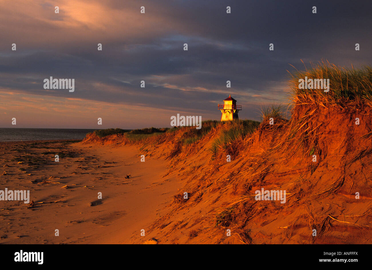 Covehead Lighthouse, Prince Edward Island National Park, canada Stock ...
