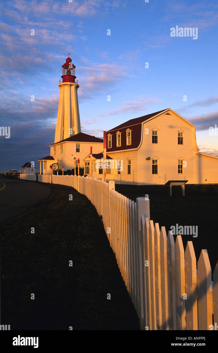Lighthouse, Pointe-au-Pere Lighthouse National Historic Site, Quebec ...
