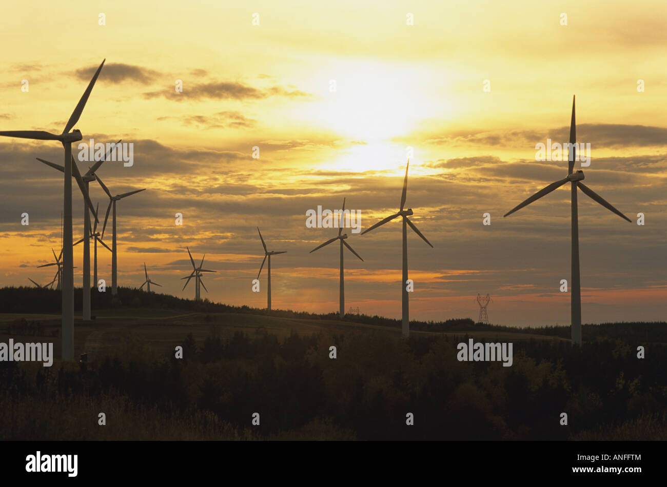 wind farm, Cap-Chat, Quebec, Canada Stock Photo - Alamy
