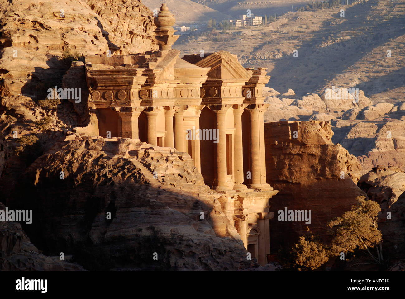 jordan petra monastery Stock Photo - Alamy