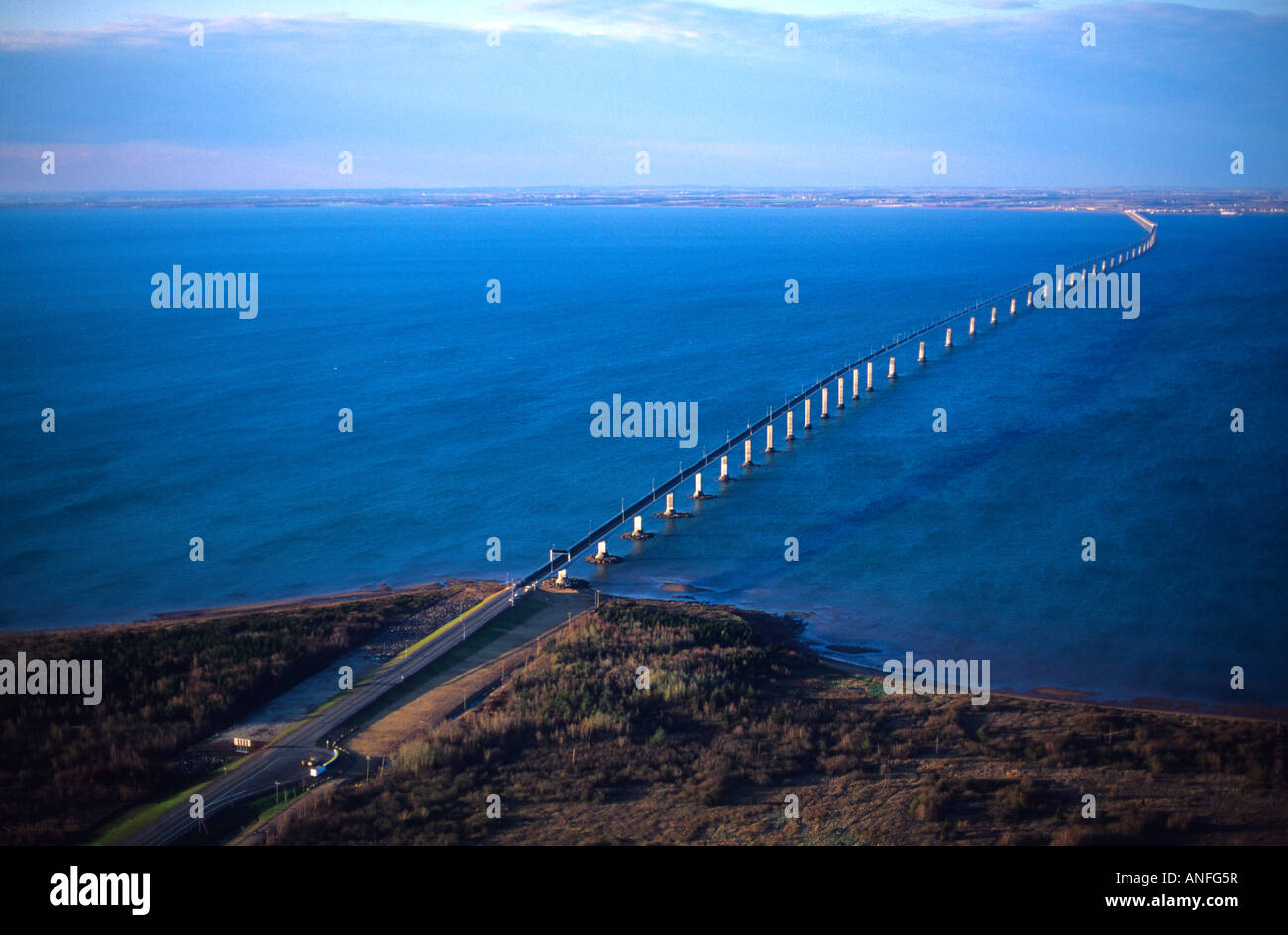 Aerial of confederation bridge hi-res stock photography and images - Alamy