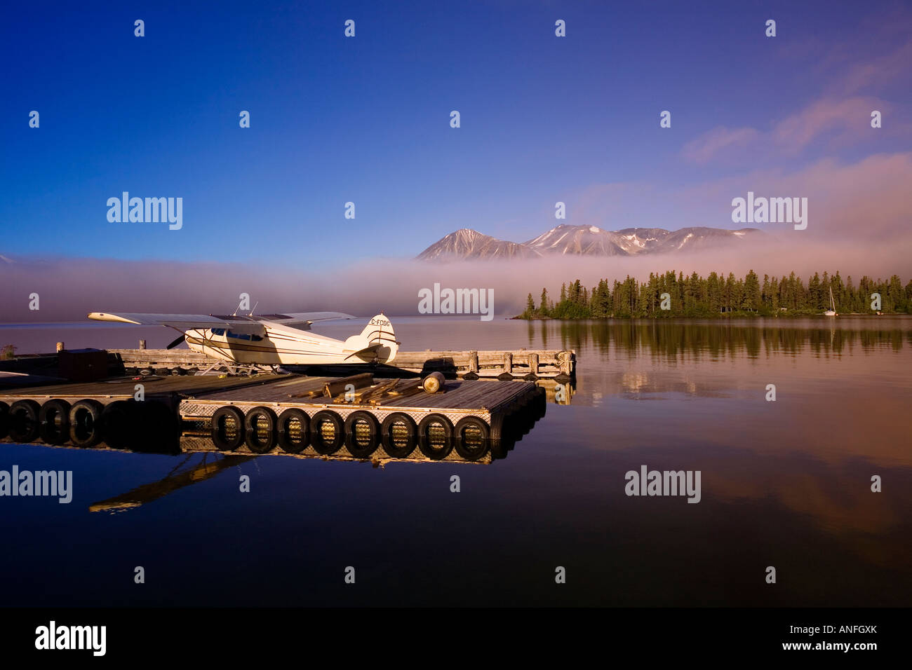 Misty Dock Docks Piers Wharf High Resolution Stock Photography and ...