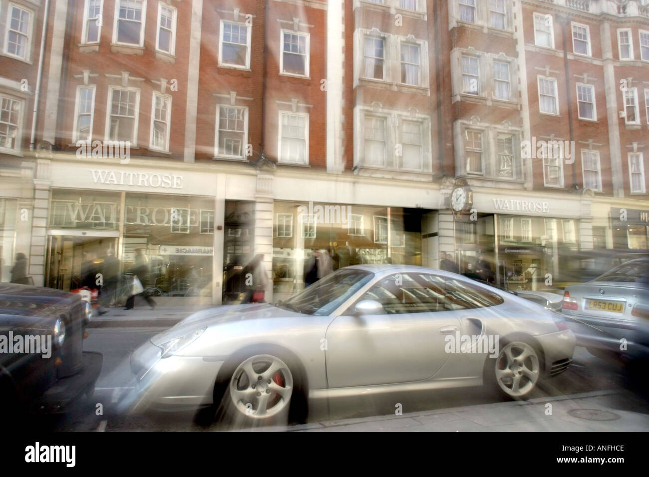 Marylebone High Street and area Stock Photo - Alamy