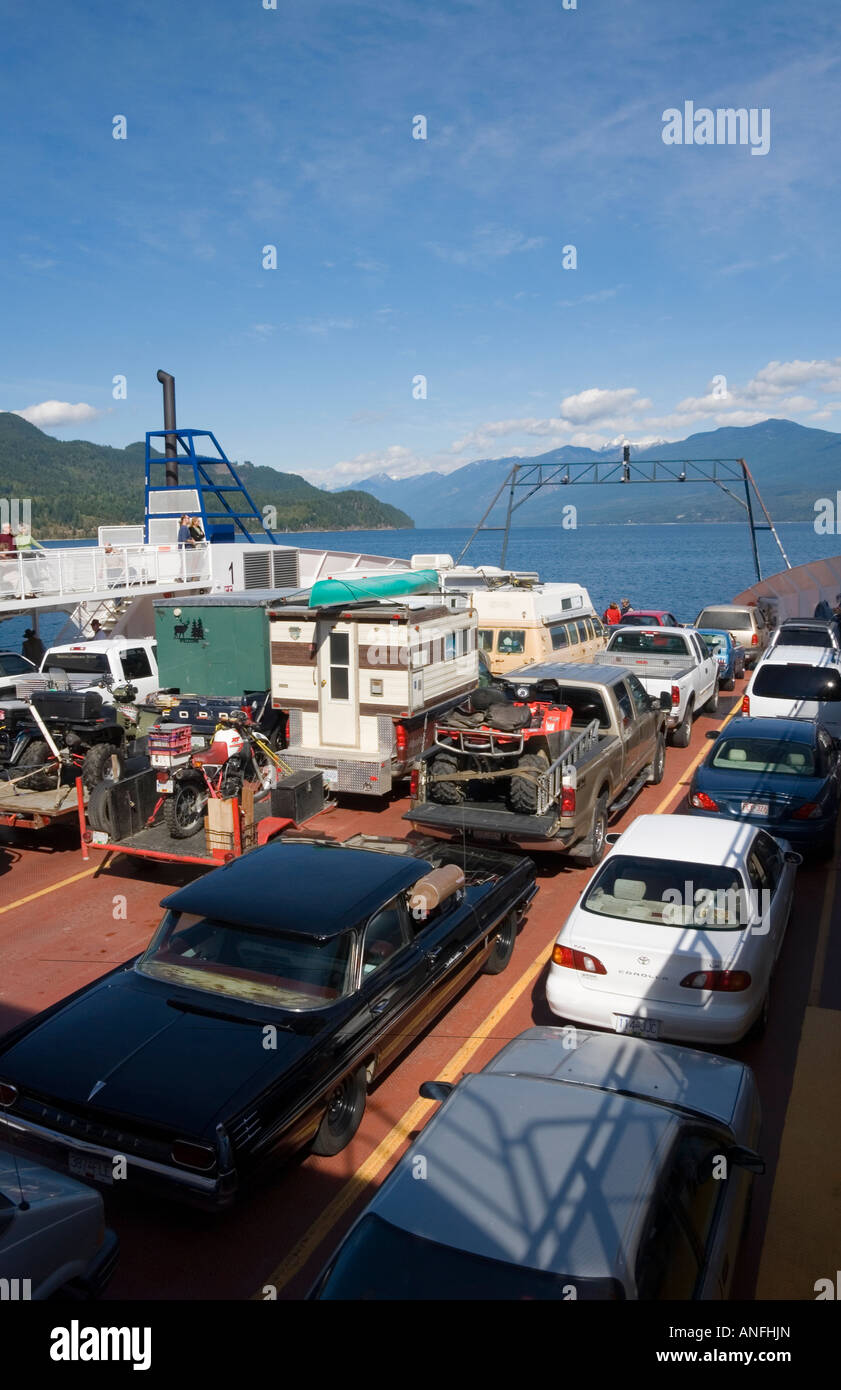 The Kootenay Bay - Balfour Ferry connects Highway 3A across Kootenay ...