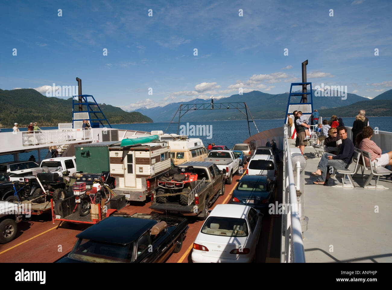 The kootenay bay balfour ferry connects highway 3a kootenay lake hi-res ...