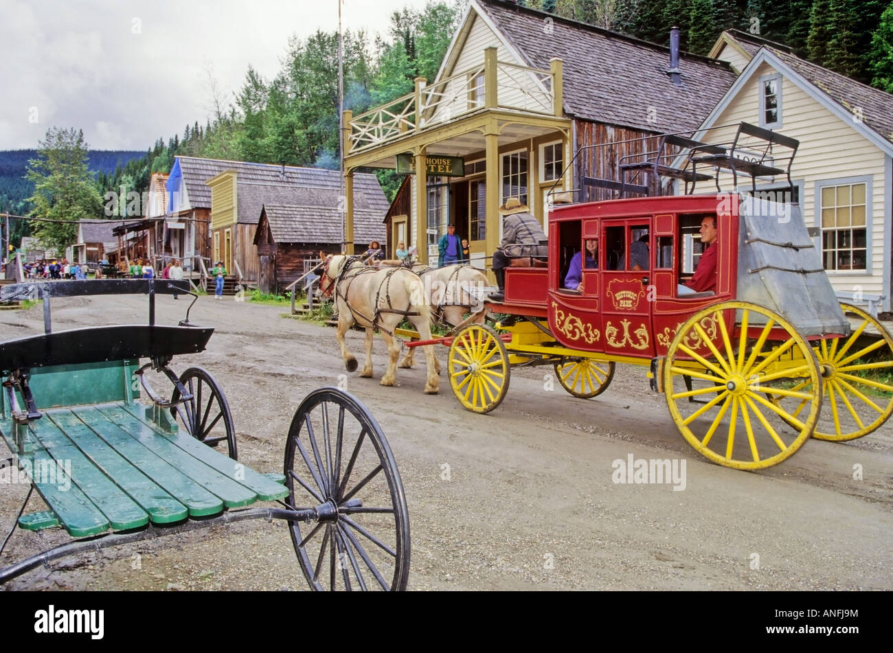 Stage coach ride in barkerville hi-res stock photography and images - Alamy