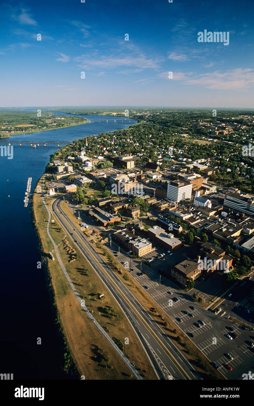Aerial views of new brunswick canada hi-res stock photography and ...