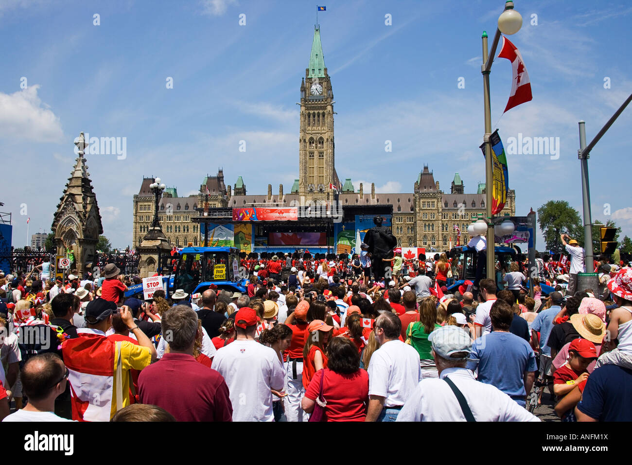 Annually it marks the confederation of canada on july 1 hi-res stock ...