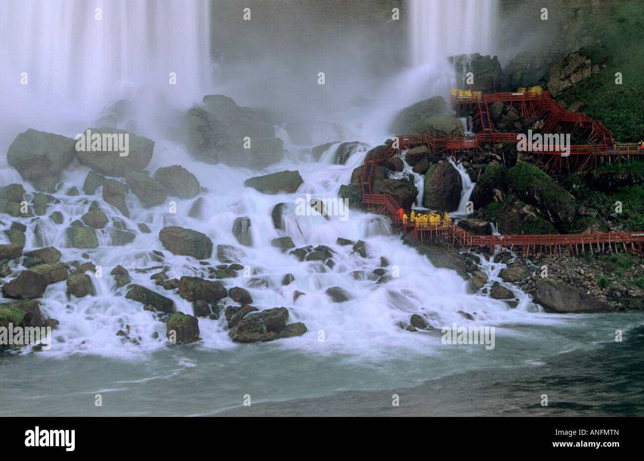 View of Niagara Falls National Park, New York State from Niagara Falls ...