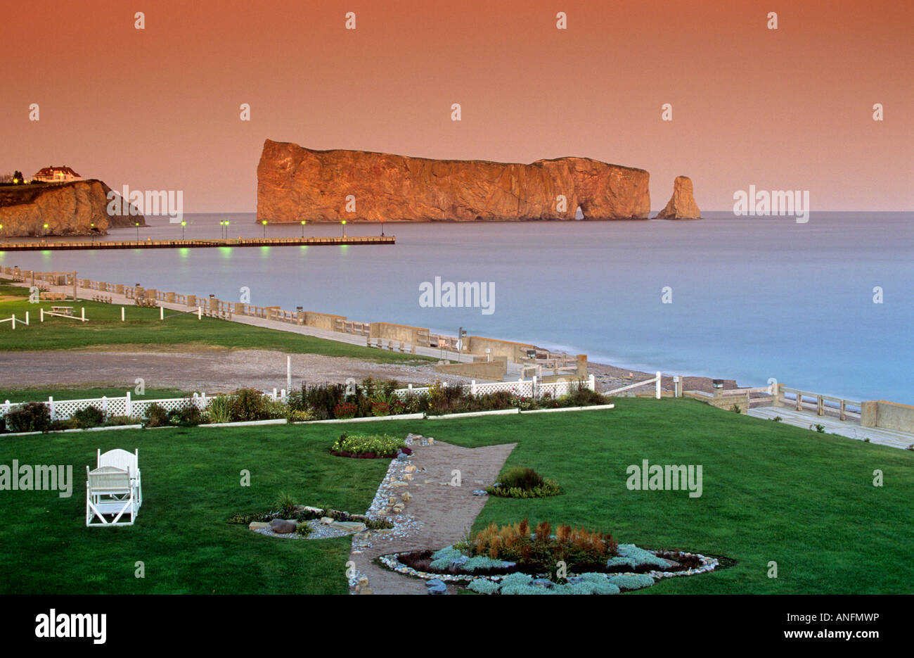 Perce Rock, Quebec, Canada Stock Photo - Alamy