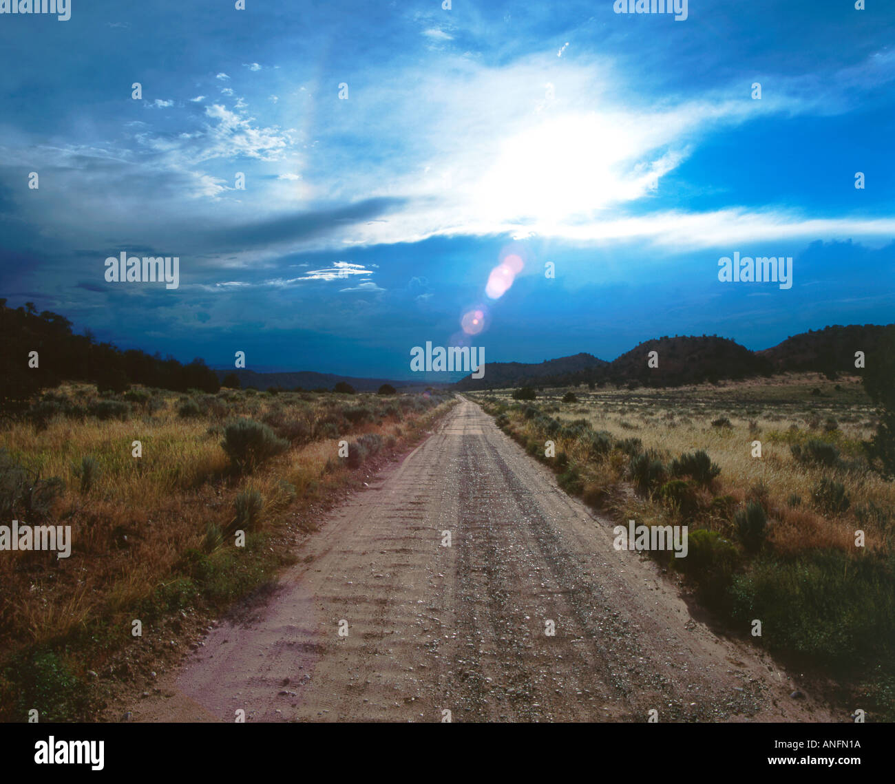 Rural road in Grand Escalante National Monument Utah Stock Photo - Alamy