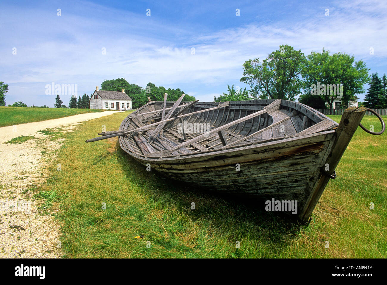 York Boat, Lower Fort Garry National Historic Site, Manitoba, Canada ...