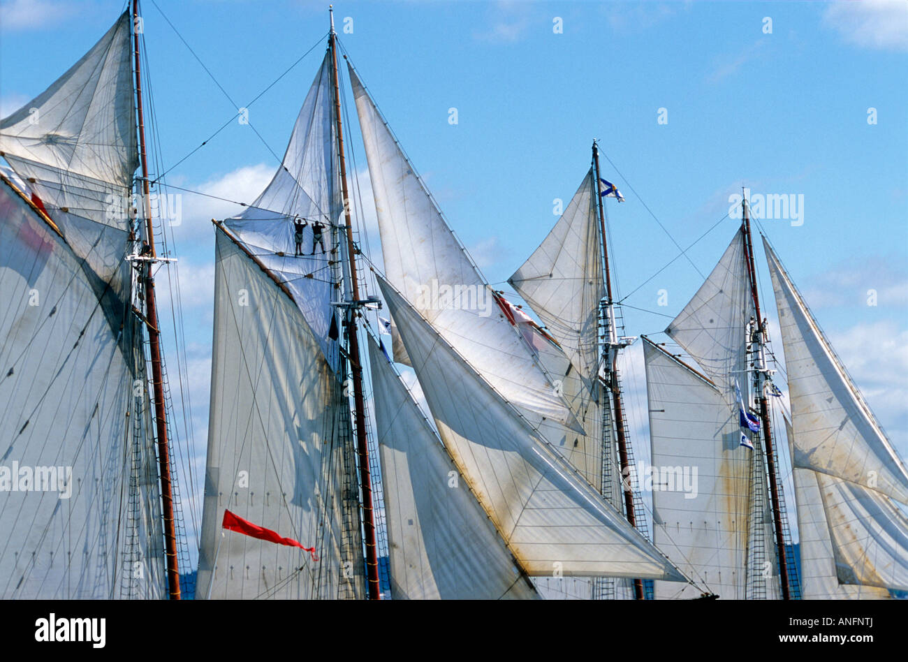 Tall Ship, ' The Bluenose' a Canadian Schooner, Halifax, Nova Scotia ...