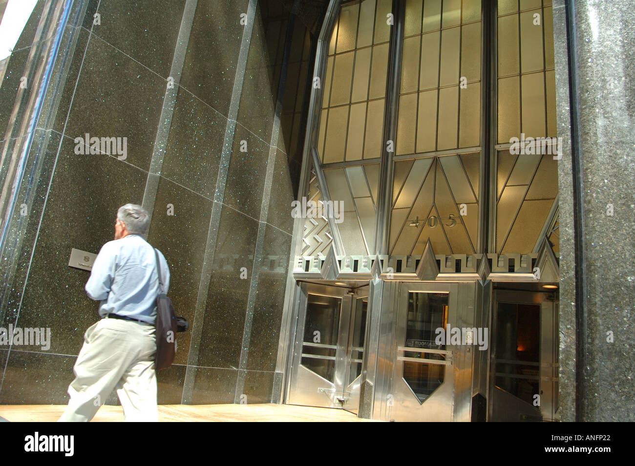 Chrysler building entrance hi-res stock photography and images - Alamy