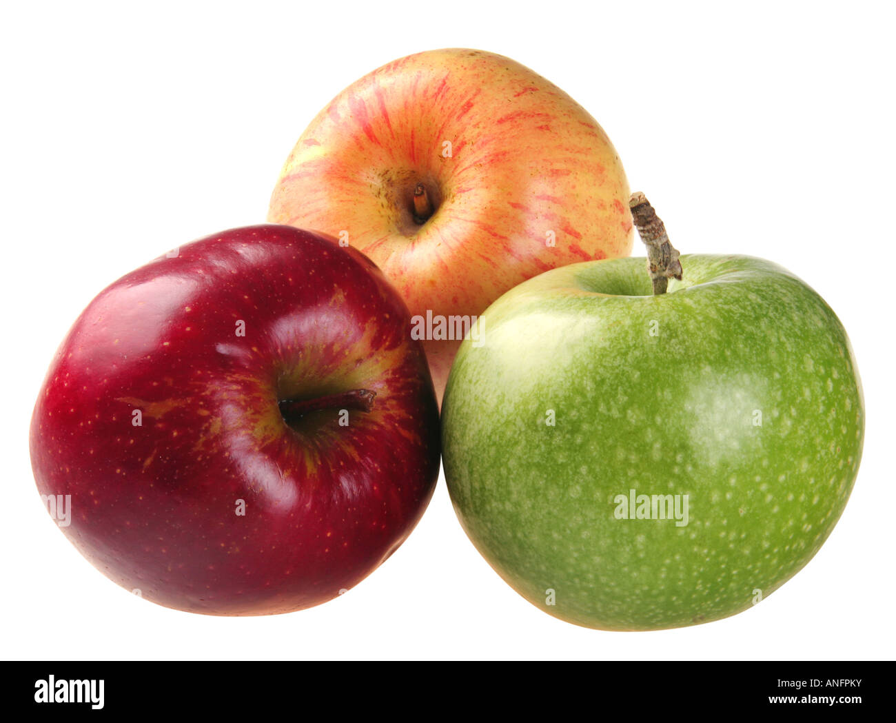 Color apple set isolated on white background Stock Photo - Alamy