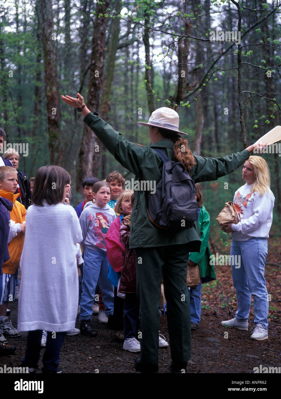 National Park Ranger providing Environmental Education to Children in ...