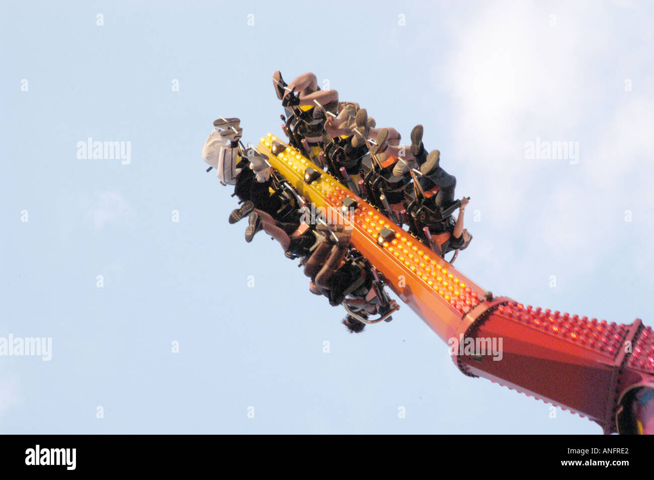 Turning twisting and spinning funfair rides amongst the dreaming spires ...