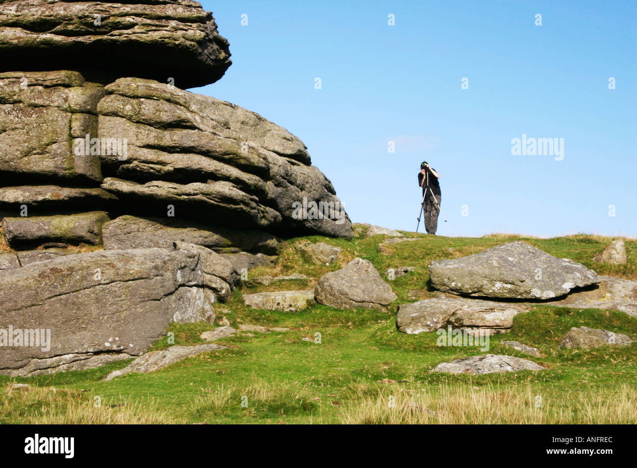 Landscape Photographer at work Stock Photo - Alamy